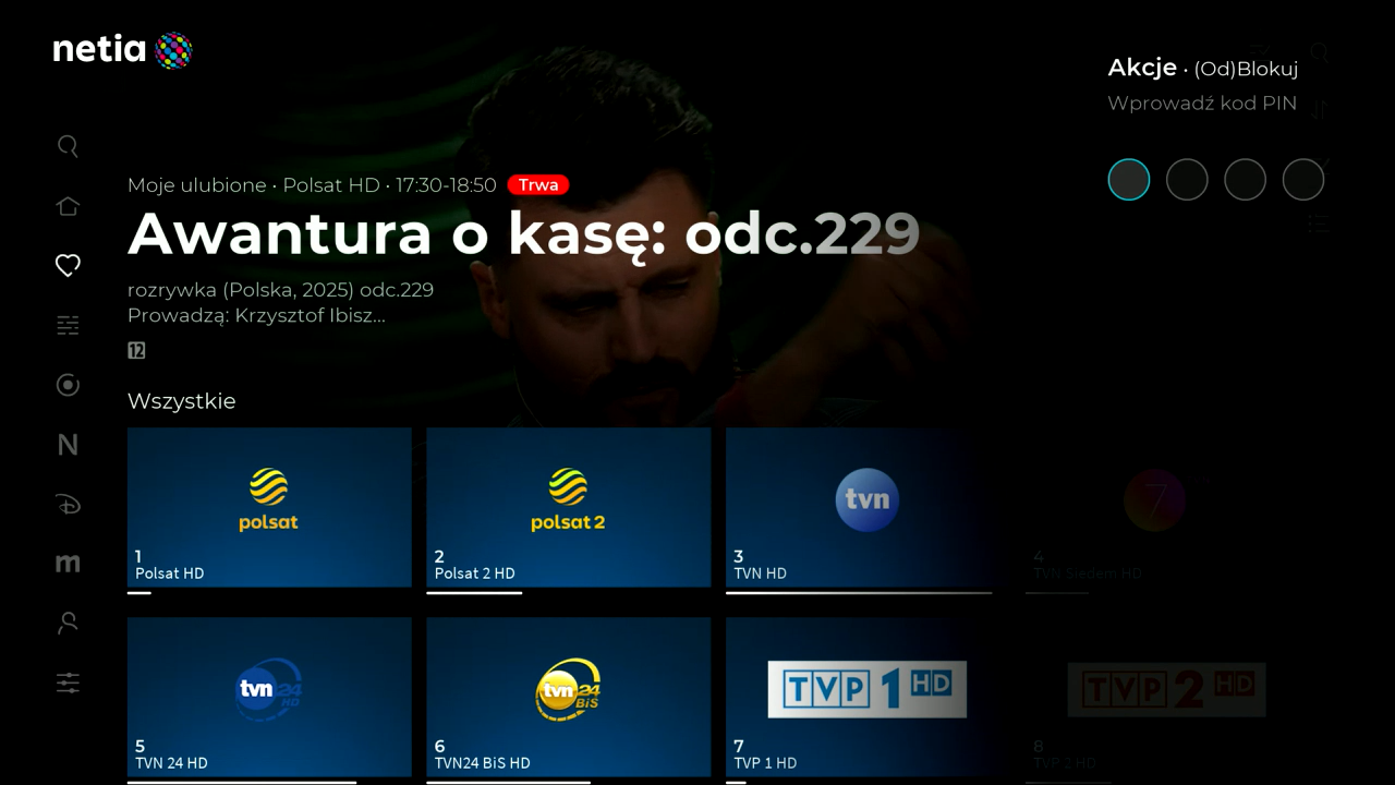 Telewizja – parametry i konfiguracja urządzeń - Netia